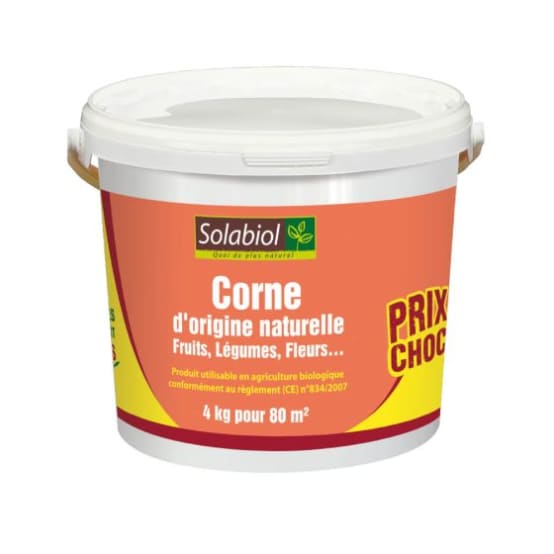 Solabiol - Corne d'origine naturelle - 4 kg - Gamm vert
