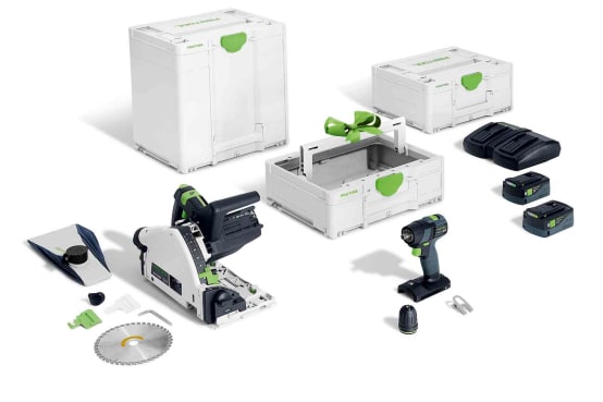 Kit Combo sans fil FESTOOL Universel - TSC 55 K + TXS 18 + TB M 137 ...