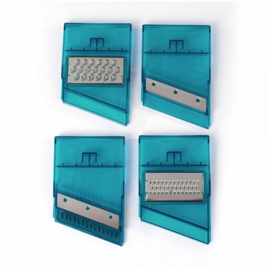 Livoo MEN259BL, Mandoline ,4 lames avec coupe ajustable, multifonction ...