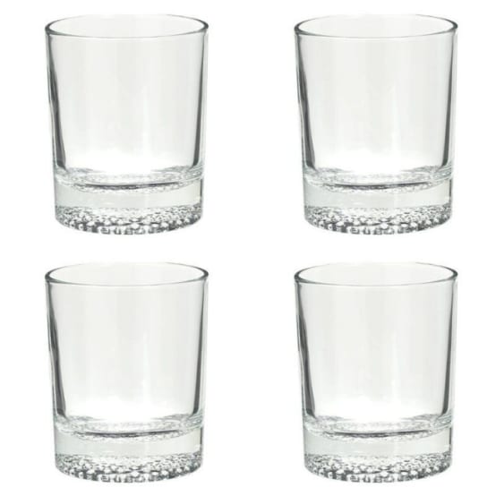 Lot de 4 Verres à Whisky "Artico" 30cl Transparent - Gamm vert