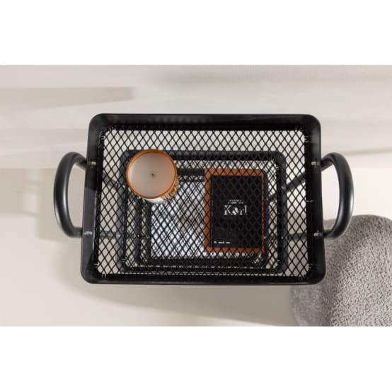 Étagère 4 Niveaux en Métal "Manaus" 104cm Noir - Gamm vert