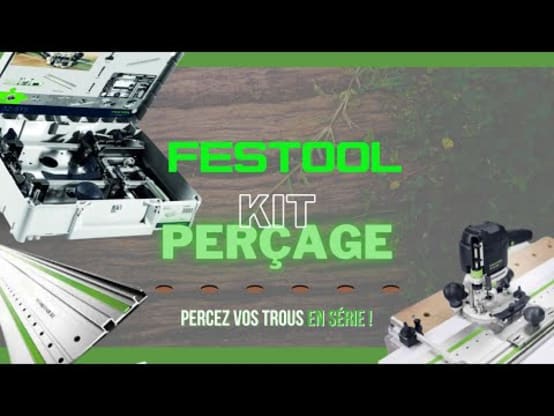 Kit pour pistes perforées FESTOOL LR 32 Set - 583290 - Gamm vert