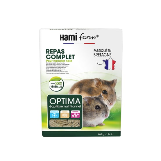 Repas Complet Granulé Hamster Nain - HAMI FORM - Gamm vert