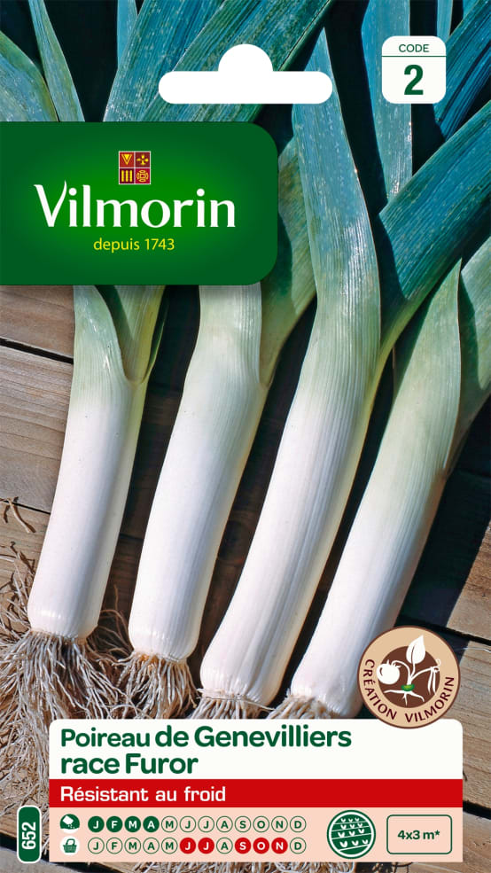 Graines Poireau Furor - VILMORIN - Gamm vert