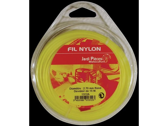 Fil nylon rond RotoFil et Coupe-Bordure Forme Rond Jaune 15 m Ø 1,3 mm ...