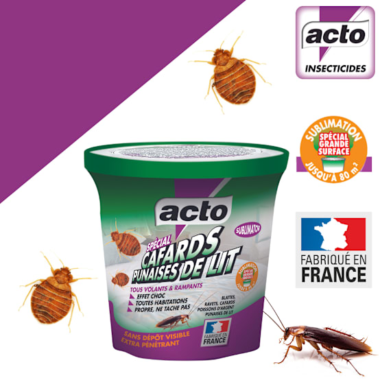 Fumigène Insecticide Perméthrine 200 m3 – ACTO - Gamm vert