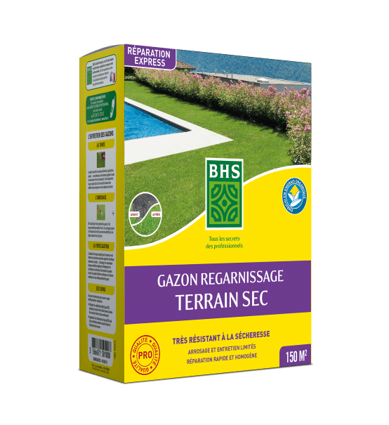 Gazon Regarnissage Terrain Sec Avec Engrais – SEMENCES - Gamm vert