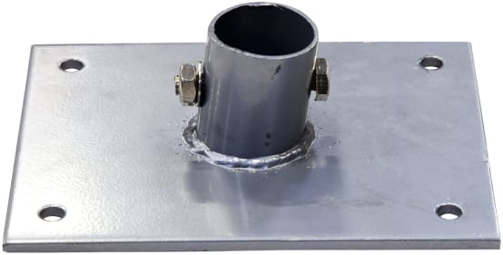 Mât de fixation pour voile d'ombrage Ø.50 mm x H.2,40 m - Gamm vert