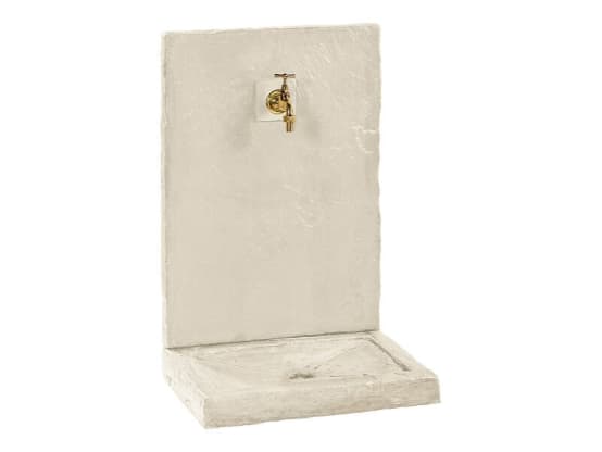 Fontaine murale ardoisée pierre reconstituée - W.HAIRIE - Gamm vert