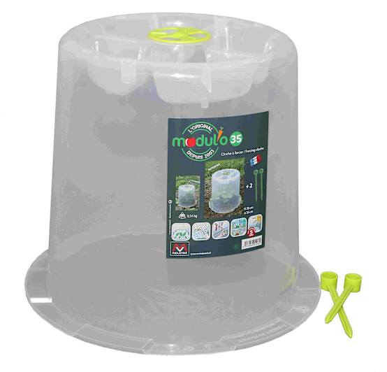 Mini serre ronde à forcer - Modul'O 35 - Gamm vert