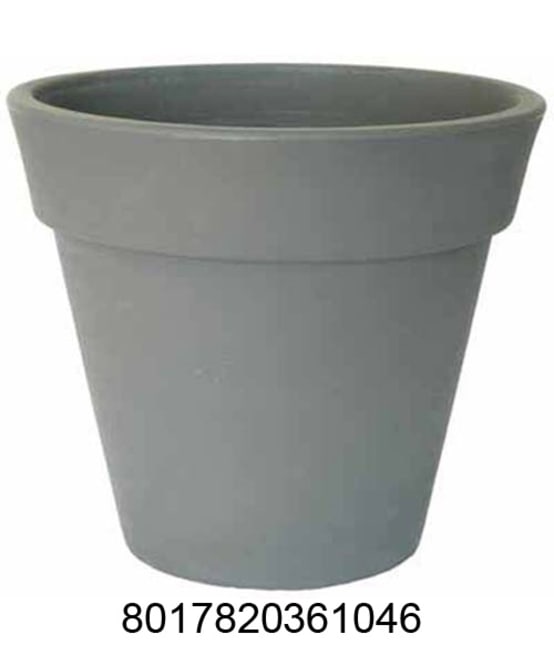 Pot Omega anthracite Ø35 cm - Gamm vert