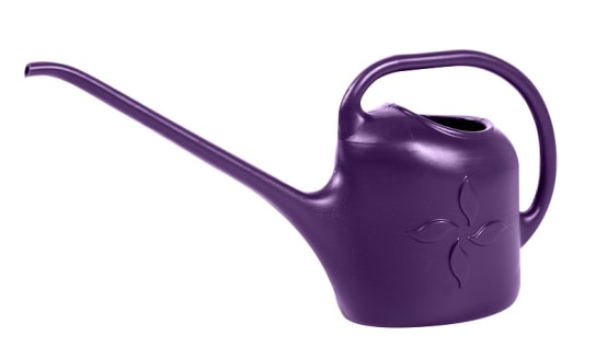 Arrosoir long bec d'appartement au coloris prune 2L - Gamm vert