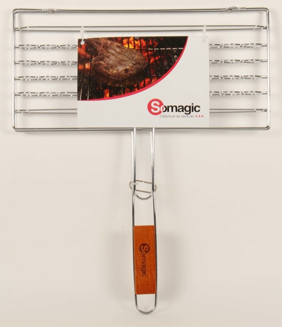 Somagic - Grille double à saucisses - L.42 x l.20 cm - Gamm vert