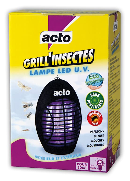 Lampe LED UV - GRILL’INSECTES - Gamm vert