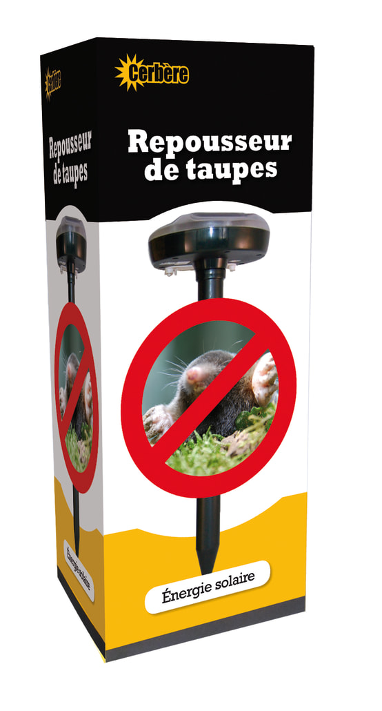 Repousseur ultrasons taupe solaire - Gamm vert