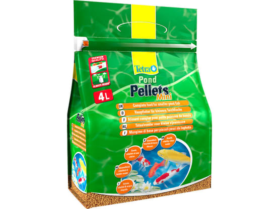 Pellets alimentation poissons bassin sac 4 L – TETRA - Gamm vert