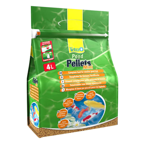 Pellets alimentation poissons bassin sac 4 L – TETRA - Gamm vert