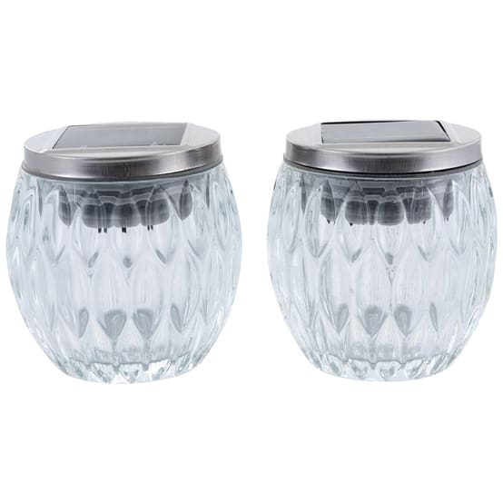 Luminéo - Lampe de table en verre LED solaire Ø.10 x H.10 cm - Gamm vert