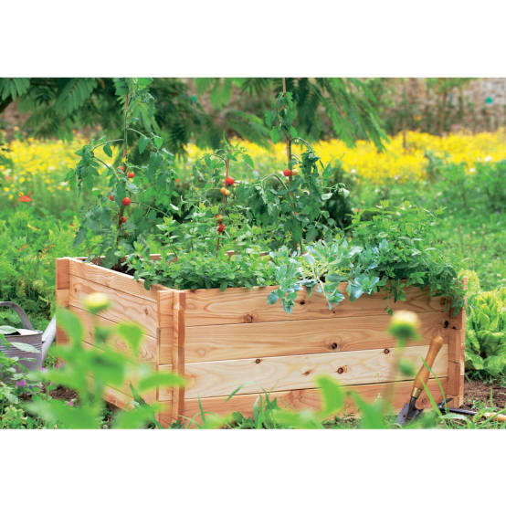 Bac Potager Bois Massif FSC - ROBIN HOOD - Gamm vert