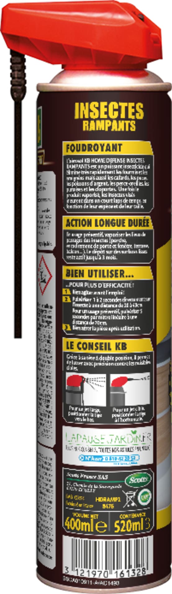 Insectes rampants 400 ml - Gamm vert