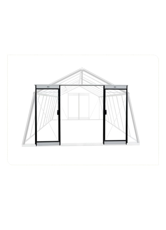 ACD Pro - Porte supplémentaire SN3 laquée - l.94 x H.185,2 cm - Gamm vert