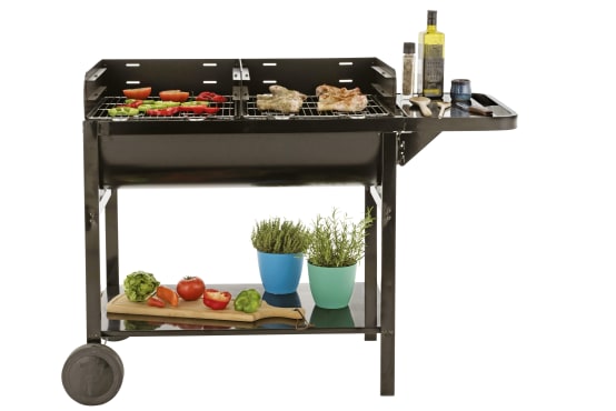 Somagic - Barbecue à charbon Jumbo - L.128 x l.62 x H.92,5 cm - Gamm vert