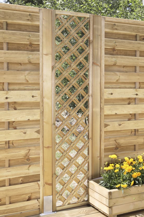 Panneau Treillis Naturel - HILLHOUT - Gamm vert