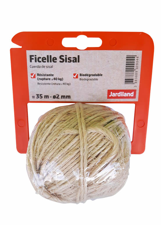 Ficelle Sisal 35 m - L.8,5 x l.7,5 x H.8 cm - Gamm vert