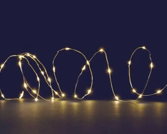 Guirlande micro LED blanc chaud 6 m - Gamm vert