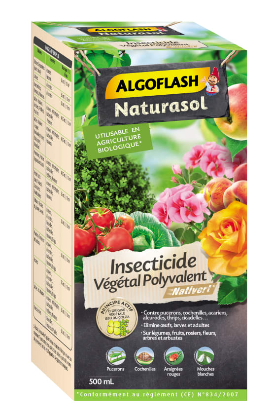 Insecticide Végétal Polyvalent - ALGOFLASH NATURASOL - Gamm vert