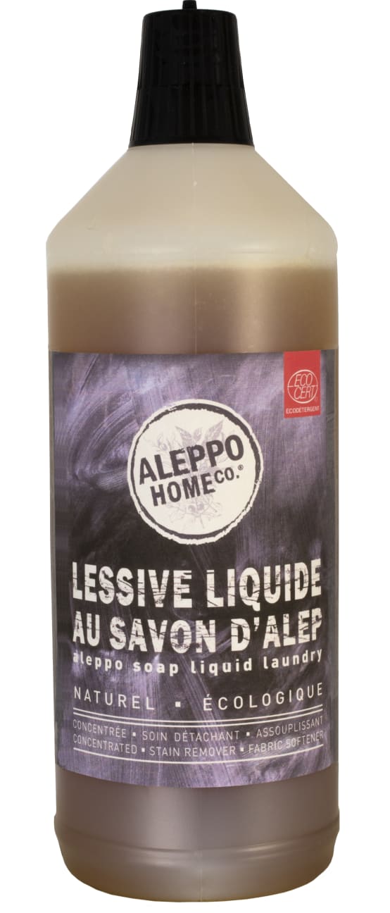 Lessive liquide au savon d'Alep véritable 1 L - Gamm vert