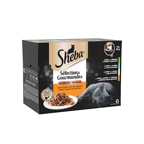 Pâtée pour chat Sheba Cuisines 12x85g – SHEBA - Gamm vert