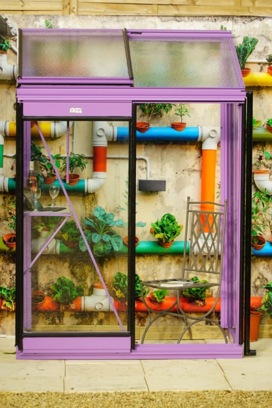 ACD Pro - Serre Prestige Miccolo 2 en aluminium et verre 1,22 m2 - Gamm ...