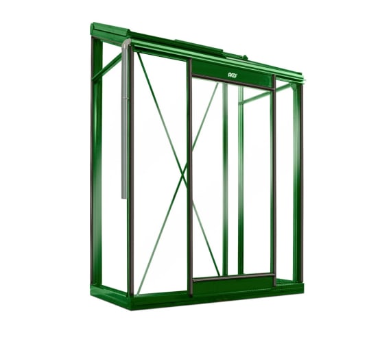 ACD Pro - Serre Prestige Miccolo 2 en aluminium et verre 1,22 m2 - Gamm ...