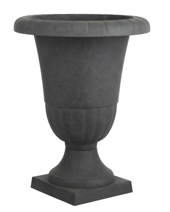 Vase Juliette Anthracite L.45 x l.45 x H.57 cm - Gamm vert