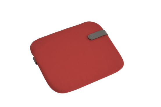 Fermob - Galette de chaise Color Mix Rouge candy L.30 x l.38 cm - Gamm vert