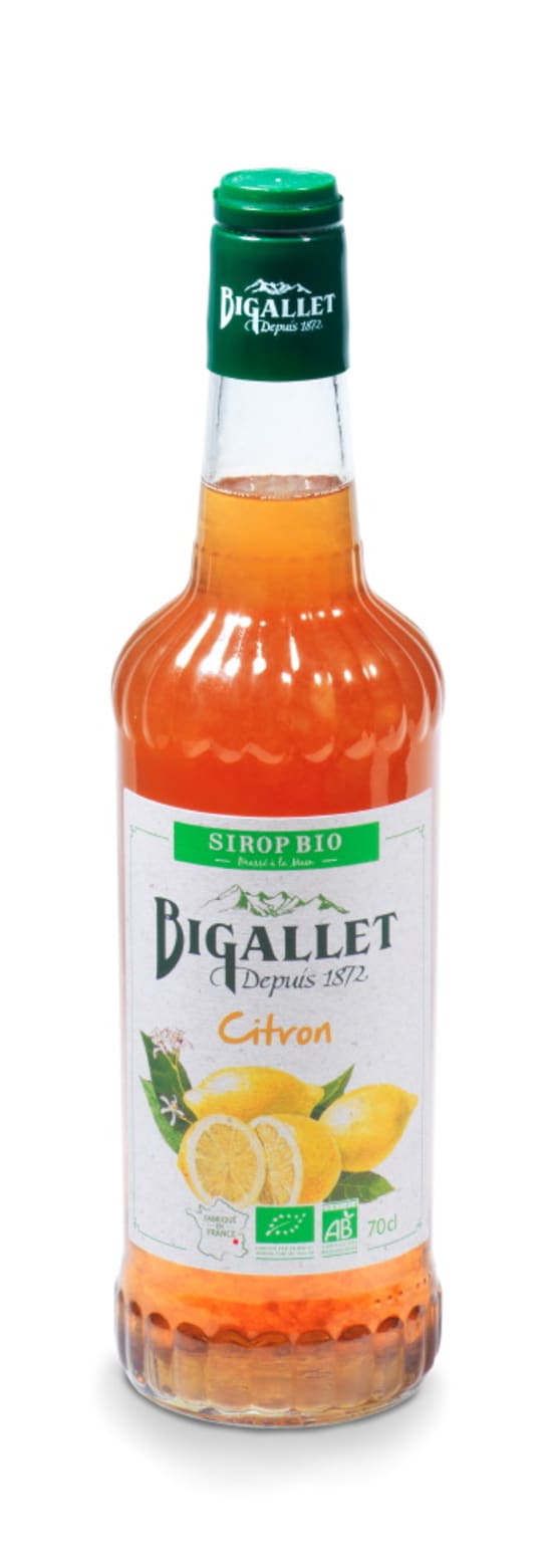 Bigallet - Sirop de Citron bio 70cl - Gamm vert