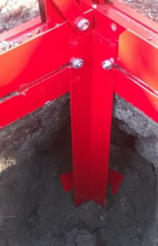 ACD Pro - Set de 4 ancres murales pour serre - Gamm vert