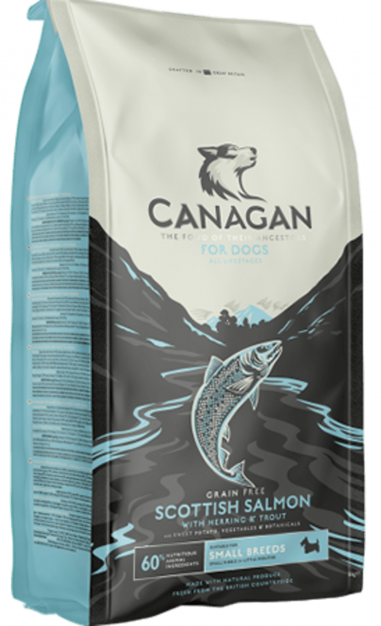 Croquettes chien adulte au saumon d’Écosse sans céréales 2 kg - Canagan ...