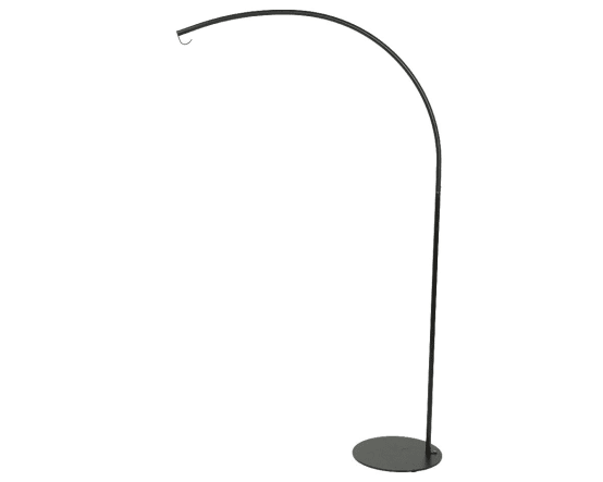 Support arc en métal Noir pour lampe jusqu'à 1,8 kg - Gamm vert