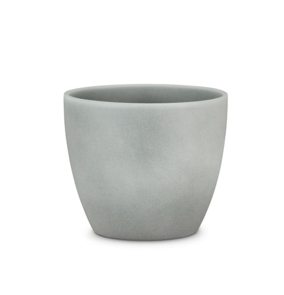 Scheurich - Cache-pot Grey Stone Ø.19 x H.17 cm - Gamm vert