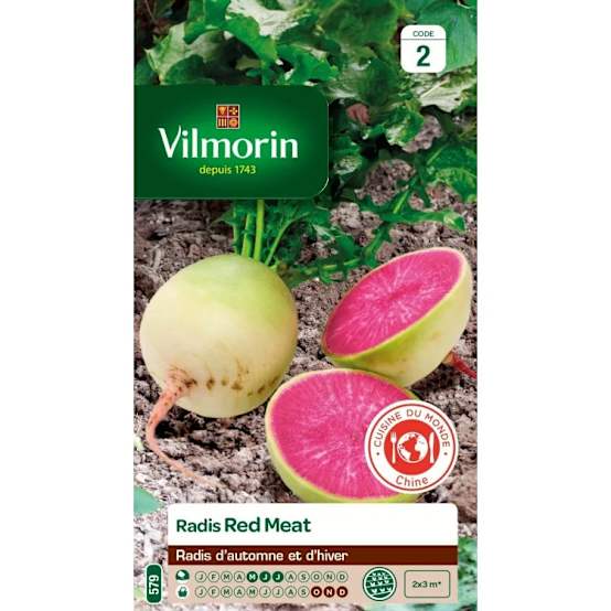 Radis Red Meat cuisine du monde VILMORIN - Gamm vert