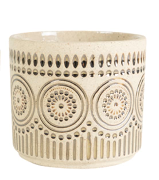 Ter steege - Cache-pot Syb Brun Ø.13 x H.12 cm - Gamm vert