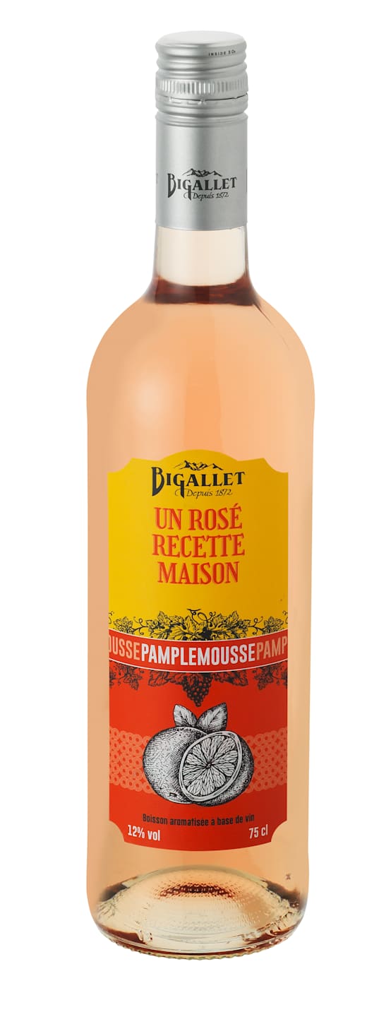 Rosé pamplemousse 12° 75 cl - Bigallet - Gamm vert