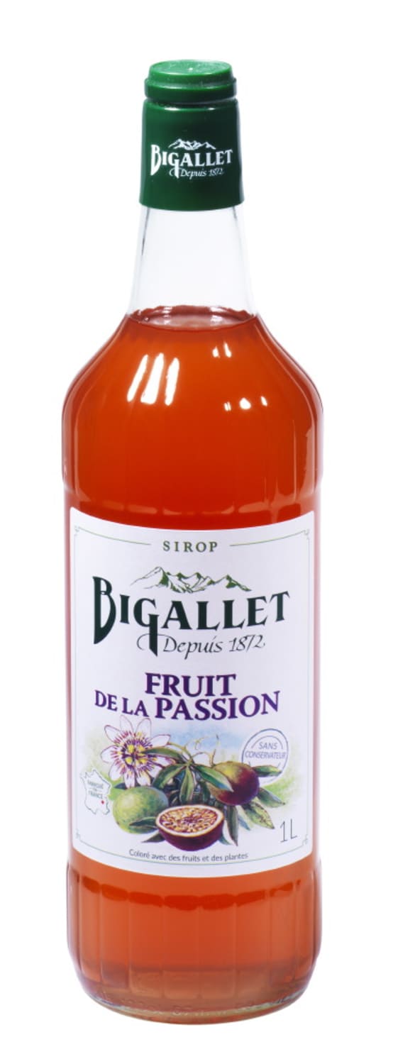 Sirop fruit de la passion 1 L- Bigallet - Gamm vert