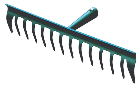 Râteau Duopro 14 dents courbes sans manche – LEBORGNE - Gamm vert