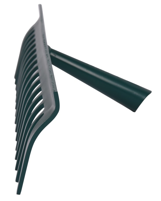 Râteau Duopro 16 dents courbes sans manche LEBORGNE - Gamm vert