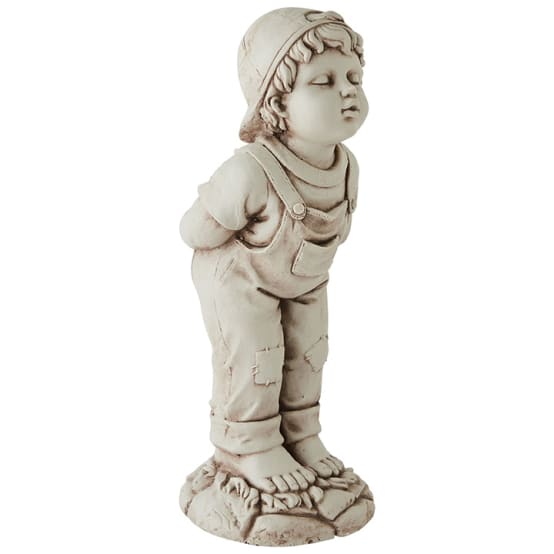 Ciddeco - Statue garçon L.19 x l.20 x H.50 cm - Gamm vert