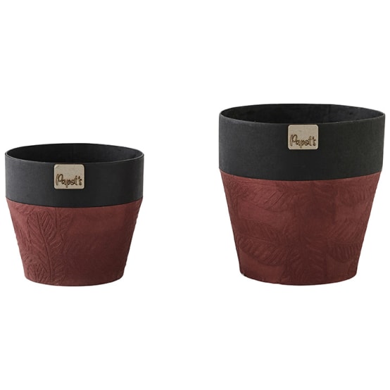 PAPOTS ALBA CACHE POT D14 CARMIN - Gamm vert