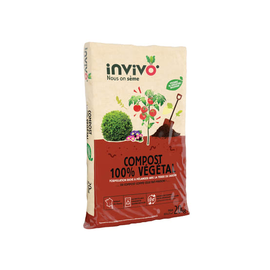 Compost 100% végétal Invivo Nous on Sème 20 kg - Gamm vert